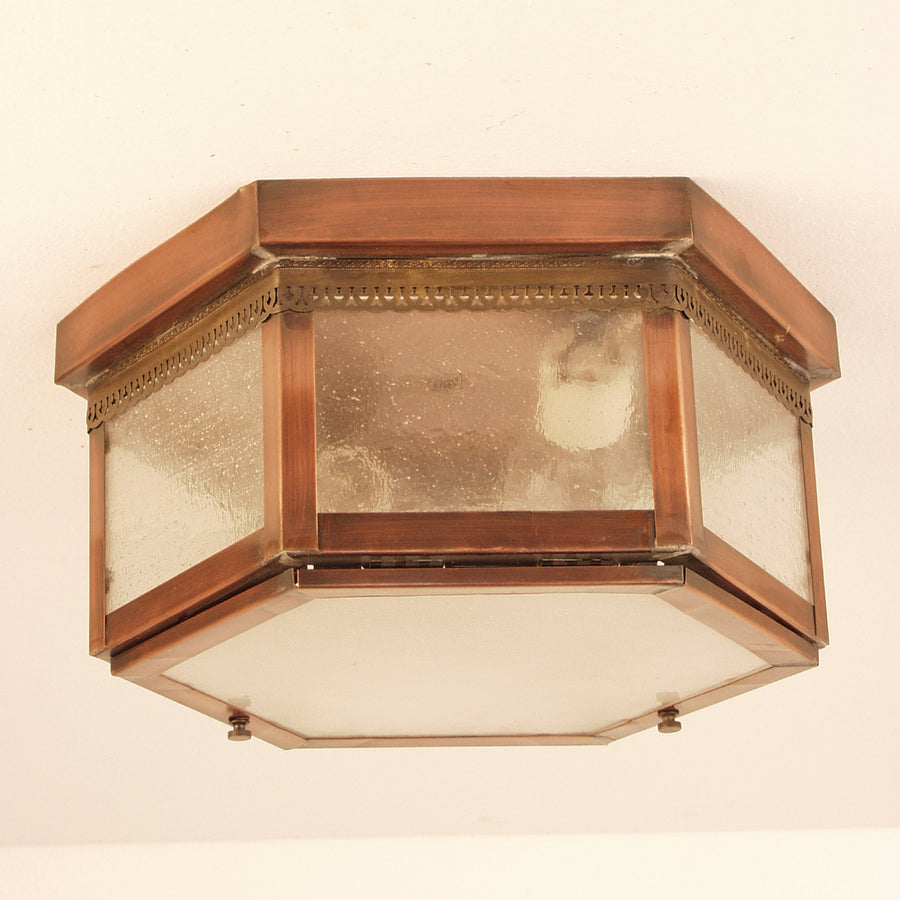651C Ceiling Flush Box Fixture Series - Ceiling Flush Mount Copper Lan